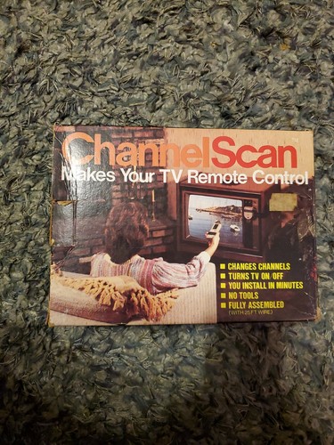 Retro Vintage Channel Scan Wired TV Remote | eBay
