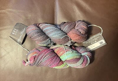 NEW YARN KFI Luxury Collection Merino Flounce Color Codes 3&5 100g 34yd ...