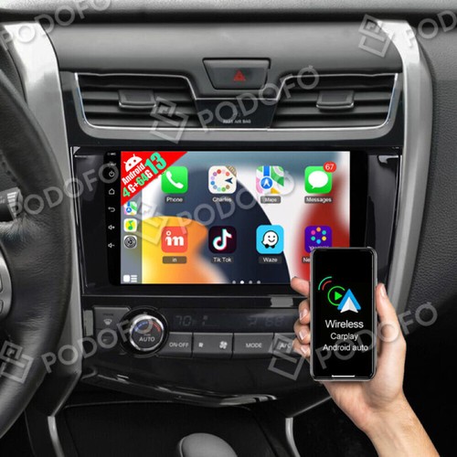 4+64GB Android 13 Car Stereo Radio For Nissan Altima 2013-2017 Navi GPS ...