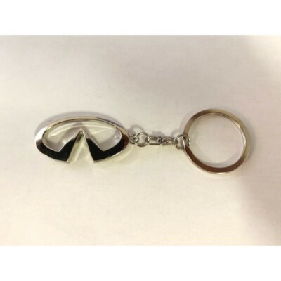 infiniti car auto logo chrome metal key chain ring made in usa | eBay