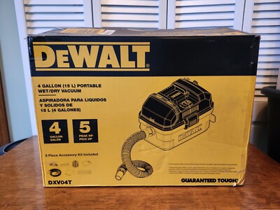 Dewalt 4 Gallon Portable Wet/Dry Vacuum DXV04T | eBay