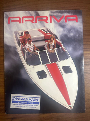 Arriva Boat Boats Brochure Catalog Poster Brunswick Marine Rare Item ...