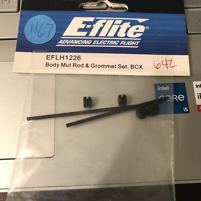E-FLITE EFLH1226 = BODY MOUNT ROD & GROMMET SET : BCX (NEW) | eBay