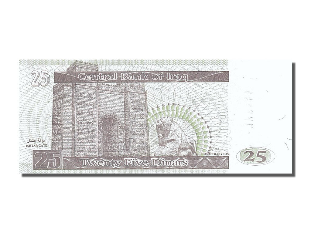 [#253746] Billet, Iraq, 25 Dinars, 2001, NEUF | eBay
