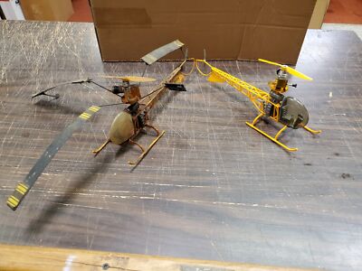 Vtg Pair 1974 Cox Sky Copter .020 Gas Engine Powered Free Flight ...