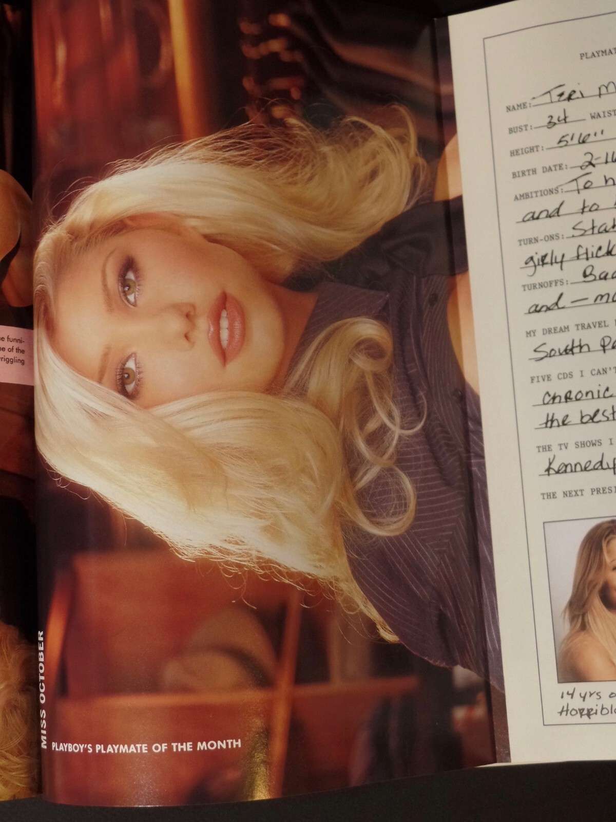 Playboy Magazine [October, 2002] Centerfold Intact | eBay