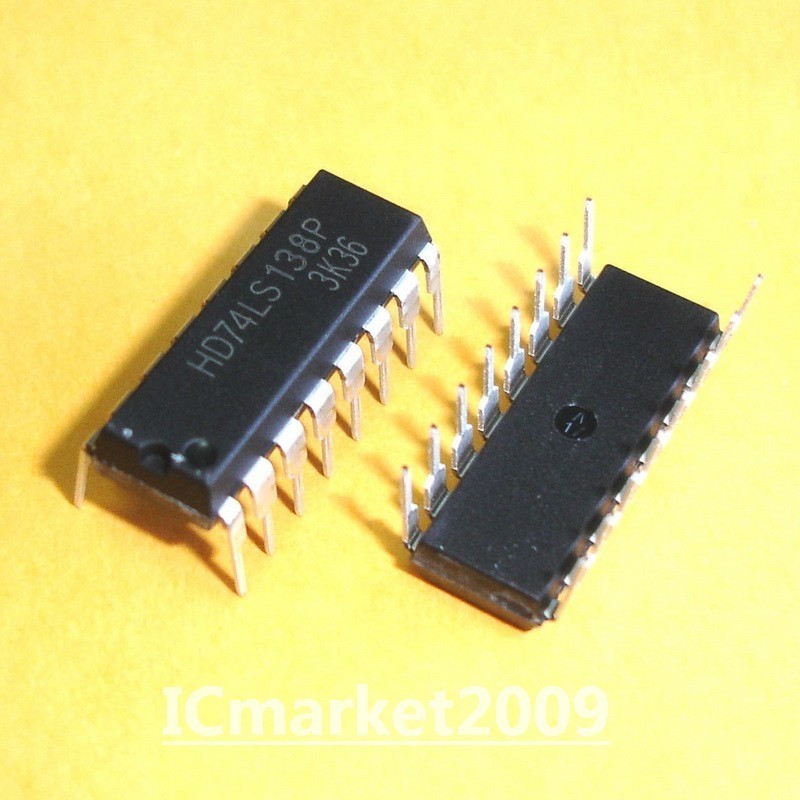 10 PCS HD74LS138P DIP-16 74LS138 3 to 8-Line Decoders/Demultiplexers ...