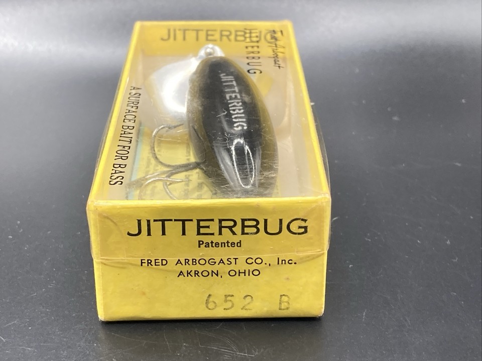 Vintage FRED ARBOGAST JITTERBUG 652 B Fishing LURE Original Box ...
