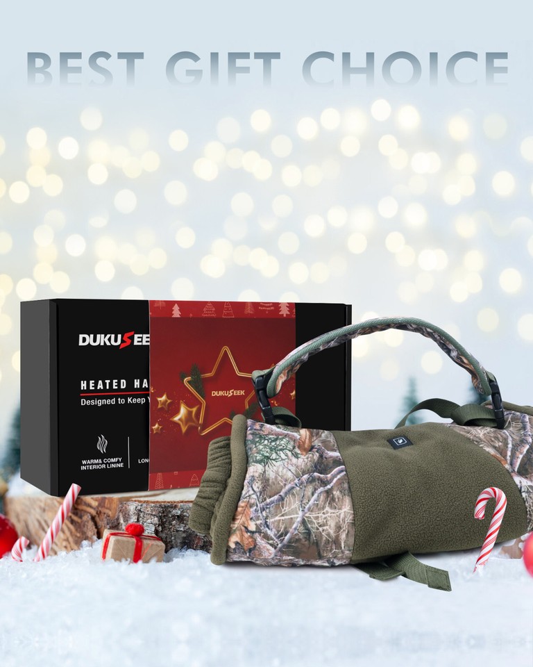 Heated Hand Muff for Hunting, Electric Hand Warmer Hunting Pouch with ...