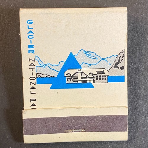 Glacier National Park Montana Full Printed Stick Matchbook c1960's-73 ...
