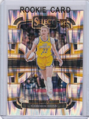 CAMERON BRINK ROOKIE CARD Sparks 2024 Select RARE SILVER FLASH PRIZM ...