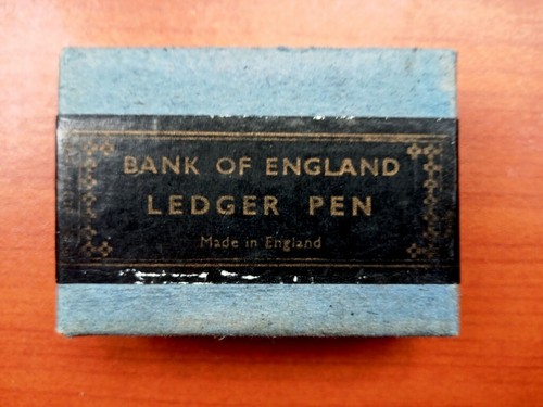 SEALED BOXES OF DIP PEN NIBS.. M.MYERS & SON BANK OF ENGLAND LEDGER ...