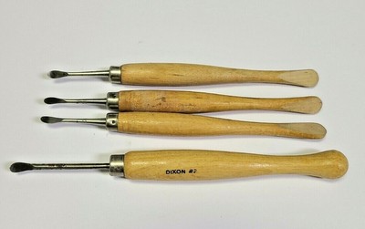 4pcs Dental Lab Waxing Cast Instrument: Kingsley Type Vul-Crylic Wooden ...