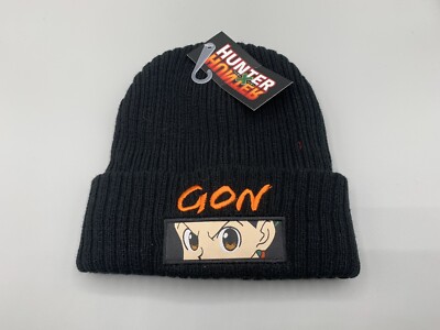 Hunter x Hunter Gon Patch Anime Beanie Winter Hat NEW w/Tags One Size ...