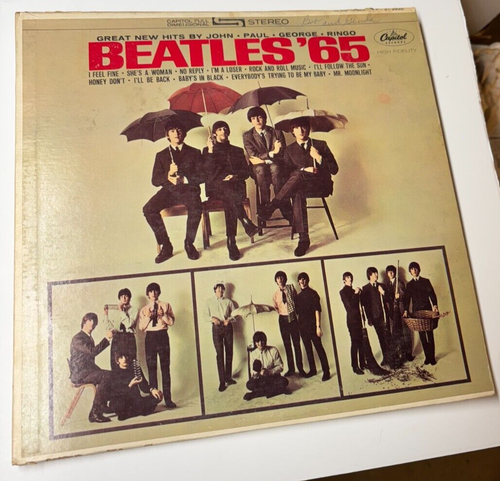 Vintage Original Beatles '65 Album With Original Sleeve | eBay