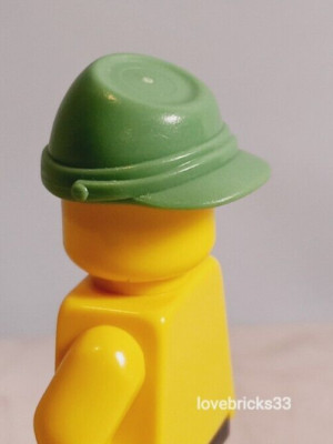 New LEGO Kepi Military Cap KEPI Sand Green Billed Calvary Lower in ...