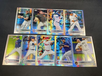 9 CARD 2022 TOPPS CHROME MLB BASEBALL PRISM REFRACTOR SP SET BUILDER ...