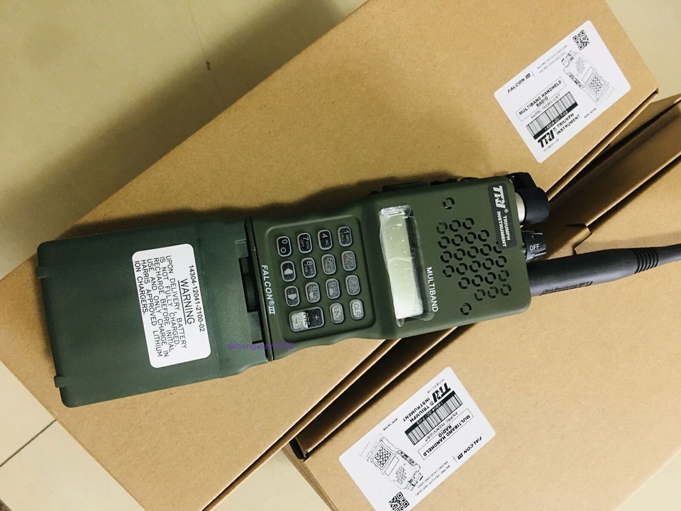 New!TRI AN/PRC 152 Multiband 12.6V Handheld Radio 15W MBITR Aluminum ...