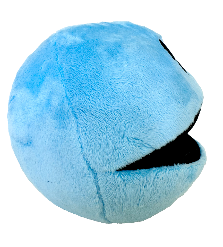 Blue Round Pac Man Plush Toy 5 inch Bandai Namco NWT Soft | eBay