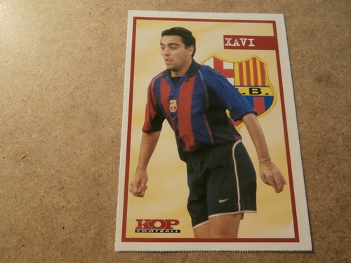 XAVI (FC BARCELONA), RARE FOOTBALL ROOKIE CARD KOP FOOTBALL (JT29) | eBay