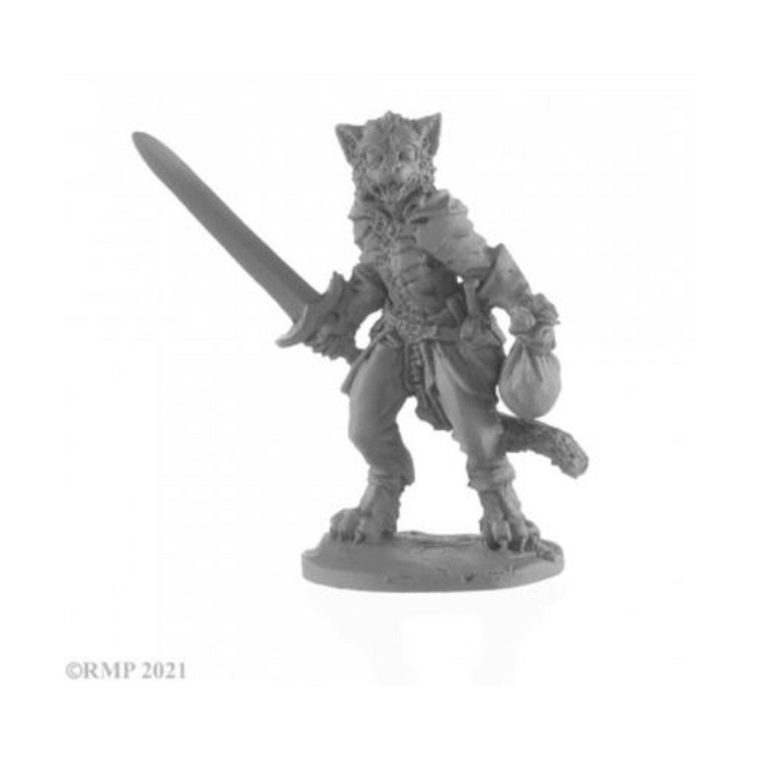 Reaper Dark Heaven Metal 28mm Catfolk Rogue Pack New | eBay