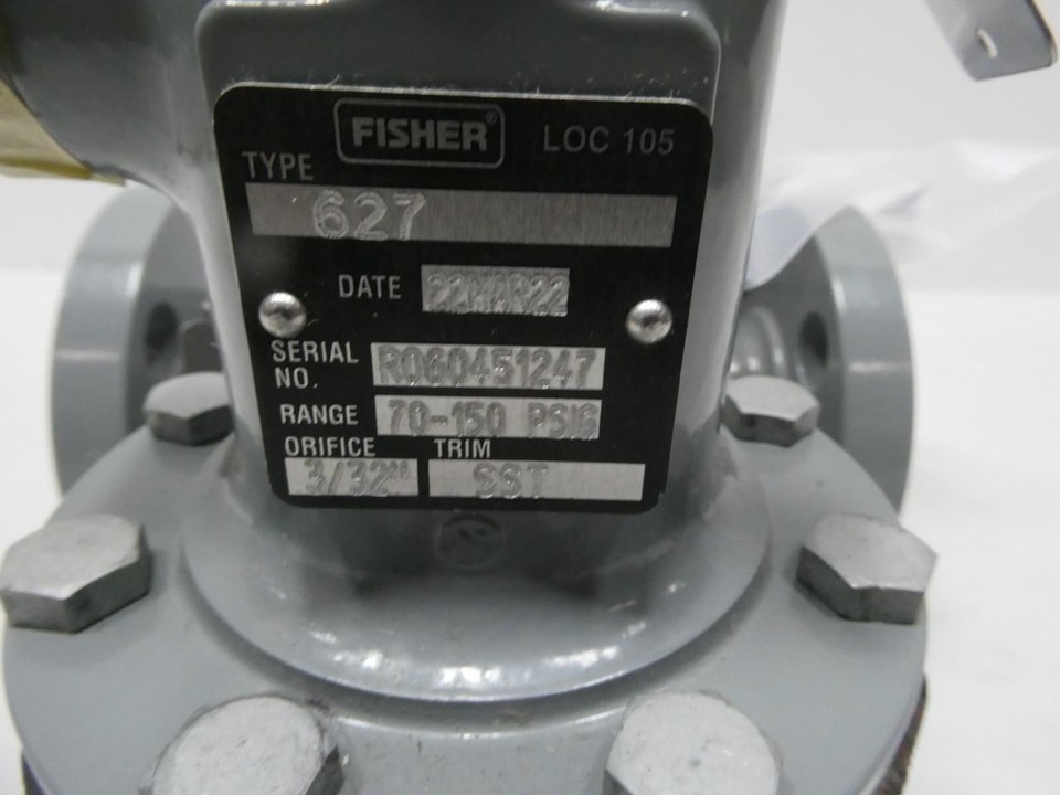 Fisher 627 Steel Flanged Pressure Reducing Regulator Valve 1in 70 ...