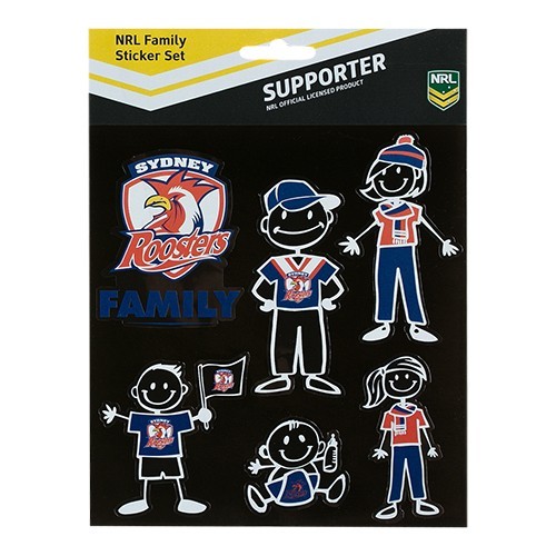 SYDNEY ROOSTERS - NRL FAMILY STICKER SET (GREAT FOR CAR WINDOWS) | eBay ...