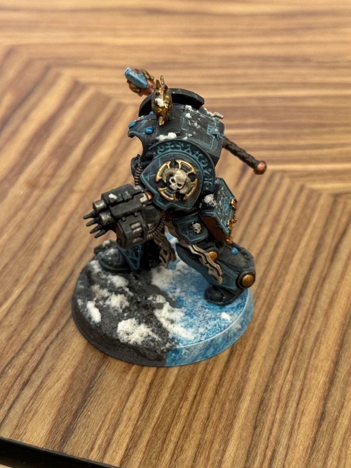 Librarian In Terminator Armour Painted Warhammer 40K Space Marines | eBay