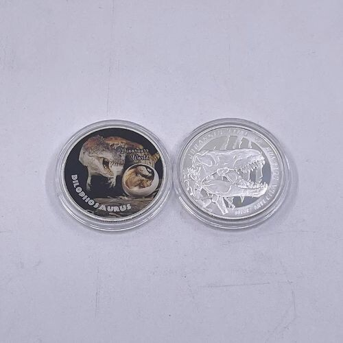 Jurassic Dinosaur Coin Set | Box Set of 10 Coins | T-Rex Dinosaur Coins ...