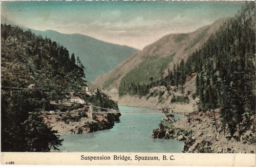 PC CANADA B.C. - SUSPENSION BRIDGE, SPUZZUM (a583) | eBay