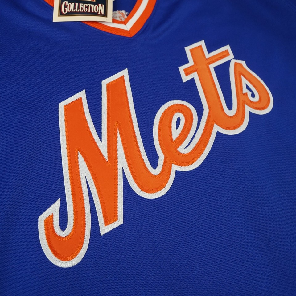 Mark Vientos 1986 New York Mets Men's Alternate Blue 25th Cooperstown ...