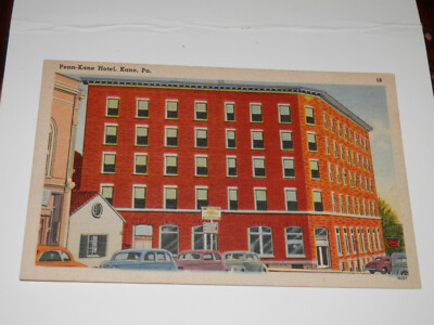 KANE PA - 1930-1950 ERA POSTCARD - PENN-KANE HOTEL - MCKEAN COUNTY | eBay