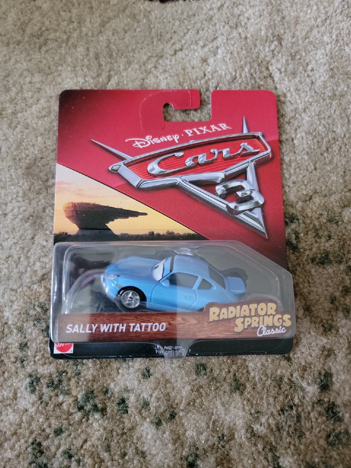 Disney Pixar Cars Radiator Springs Sally with Tattoo Porsche 911 Cake VHTF