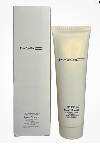 MAC Hyper Real Fresh Hydrating Face Wash Cream-to-Foam Cleanser 4.2 oz ...