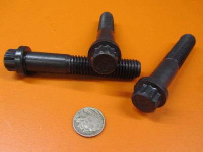12 Point Flanged, Ferry Bolt, Steel, PT, 5/8"-11 x 3 1/2" Length, 5 Pc ...
