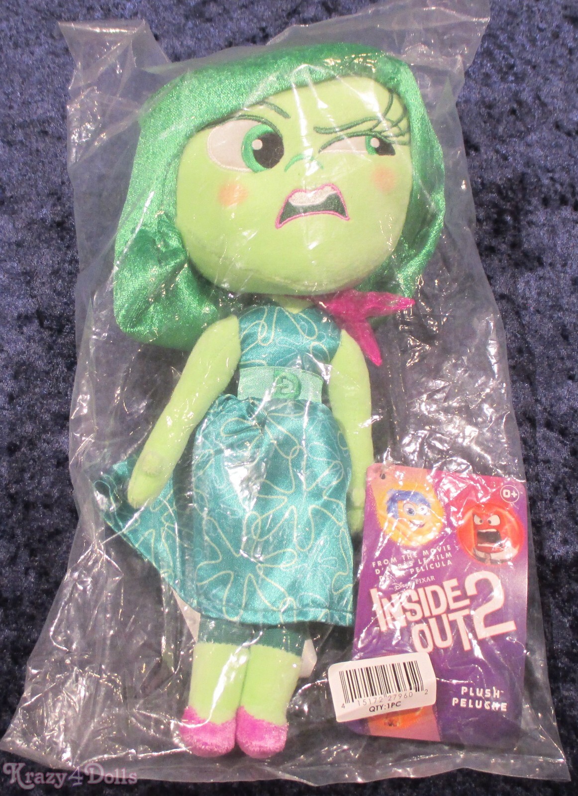 Disney Inside Out 2 Plush Doll 11" Disgust New With Tags! | eBay