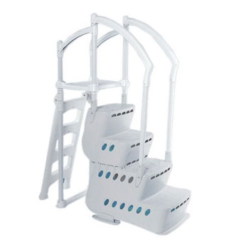 Innovaplas Biltmor Above Ground In-Pool Ladder Step Entry System w ...
