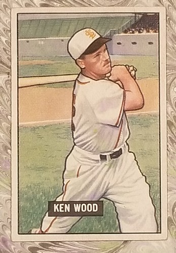 KEN WOOD 1951 Bowman #209 Ken Wood ST. LOUIS BROWNS EX/NRMT. | eBay