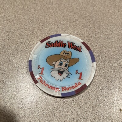 $1 Saddle West In Sam We Trust casino chip Pahrump nevada obsolete rare ...