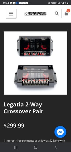 Hybrid Audio legatia 2 way Crossovers | eBay