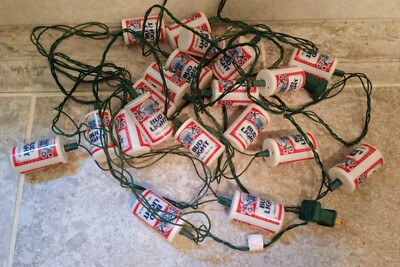 Vintage Bud Light String Lights 1987 Indoor Outdoor 20 Lights 16' | eBay