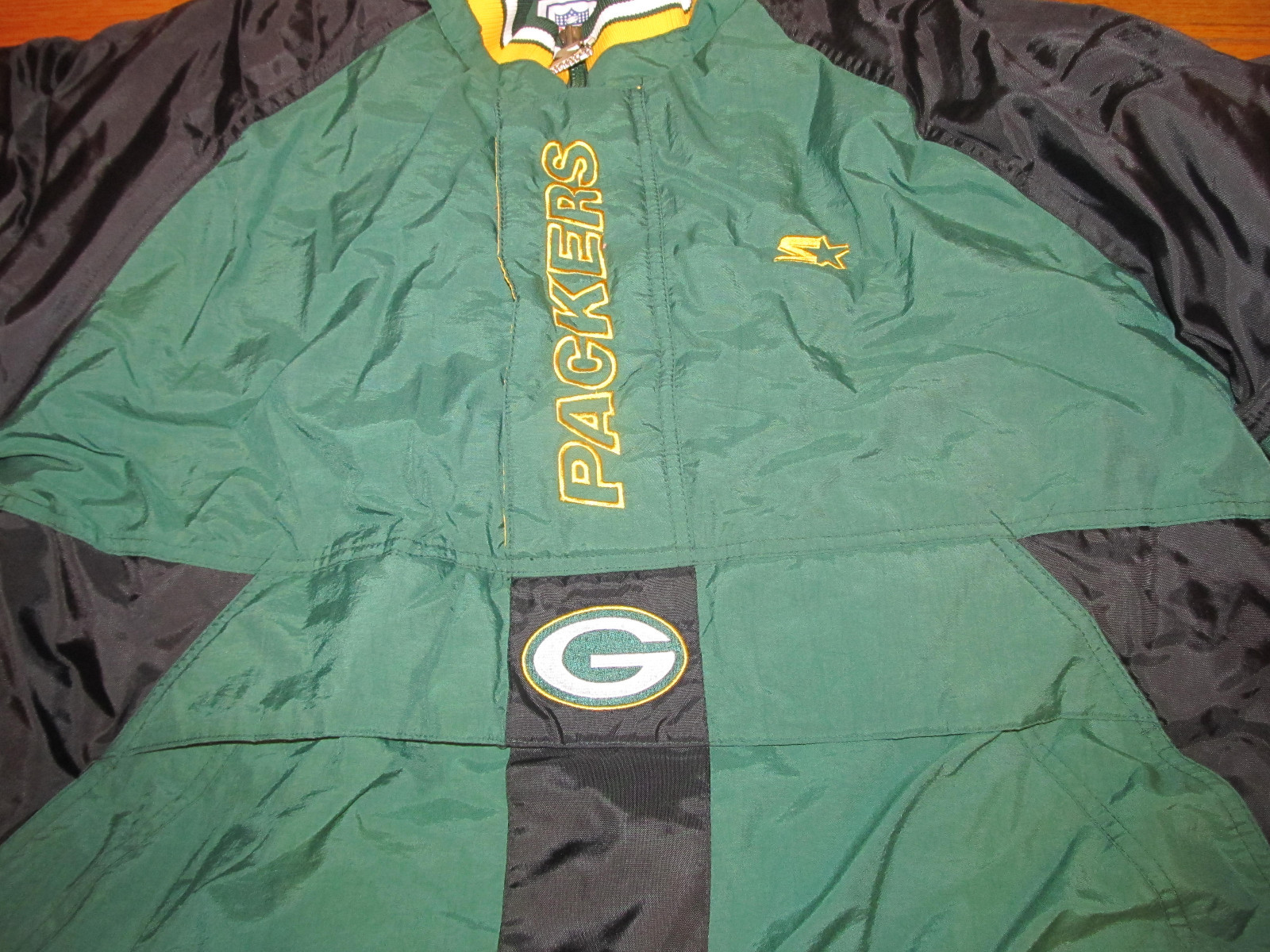 Adult Mens Size XL Starter Pro Line NFL Football Breen Bay Packers Coat ...