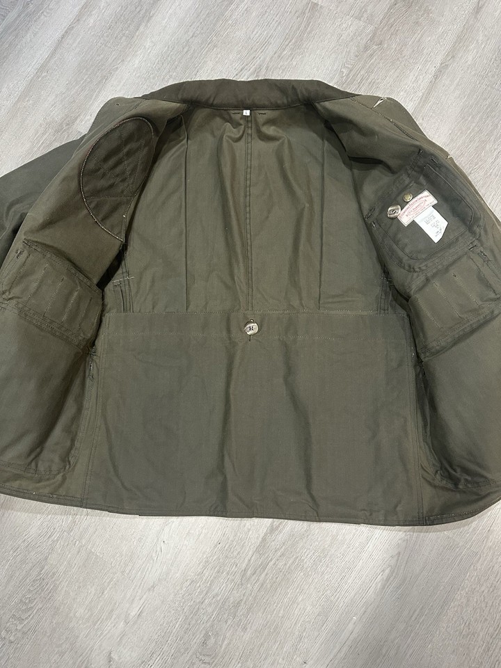 Vintage CC Filson Style 462 Tin Cloth Waxed Jacket Coat Hunting Size ...