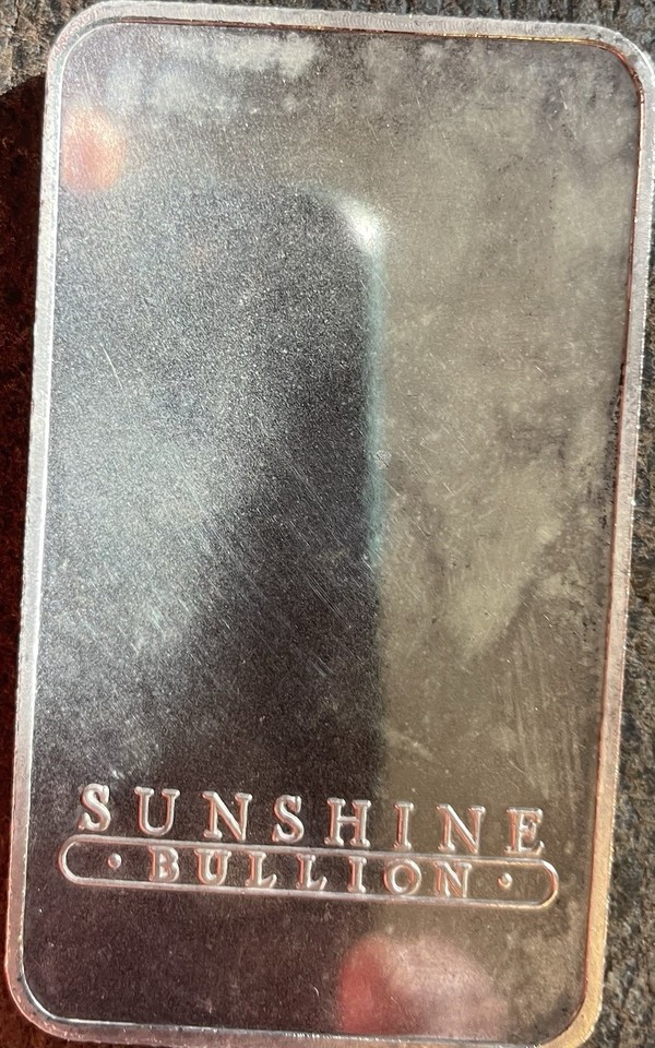 1982 Sunshine Silver 10 oz .999 Silver Bar Sunshine Mining Bullion #46585 | eBay