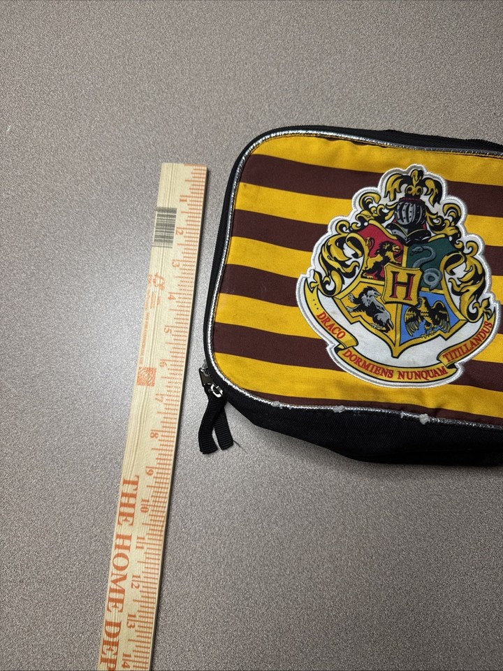 Harry Potter Hogwarts Crest Insulated Lunch Box Tote Bag | eBay