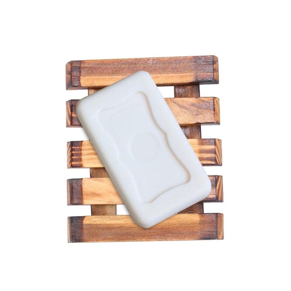Carbonized Vintage Soap Holder Pure Handmade Soap Rack Classic Wooden ...