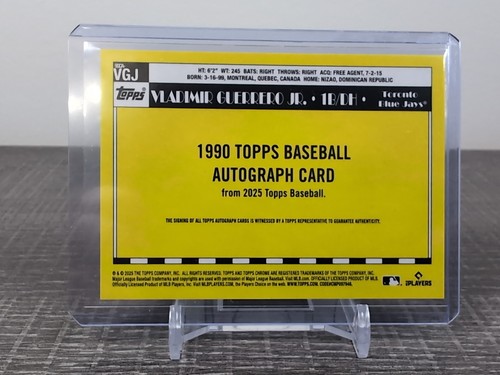 Topps 2025 Series 1 Silver Pack Vladimir Guerrero Jr. Auto #/5!! | eBay