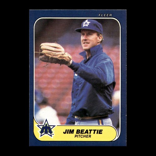 Jim Beattie 1986 Fleer Seattle Mariners #458 R318H 58 | eBay