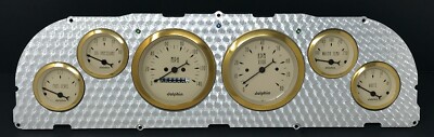 1960 1961 1962 1963 Chevy Truck 6 Gauge Dash Panel Insert Engine Turned ...