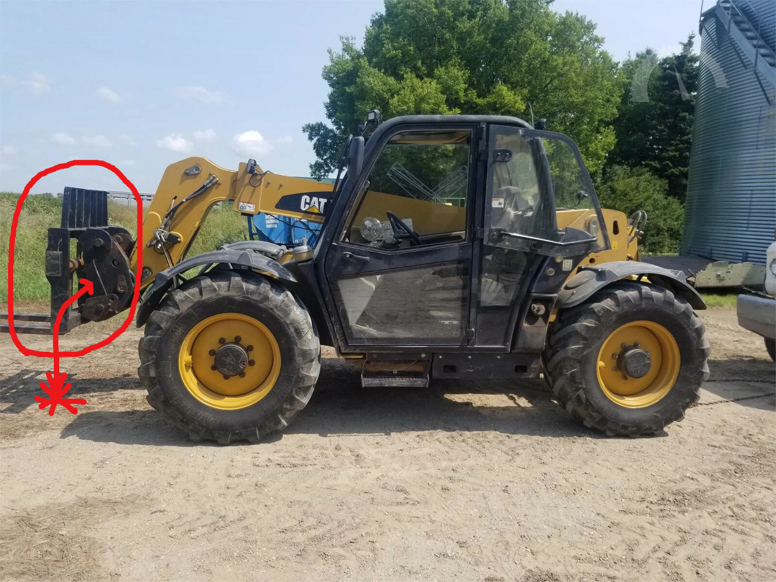 BUDD CAT IT IT28 wheel loader lift blanks hooks bucket forks 1" thick ...